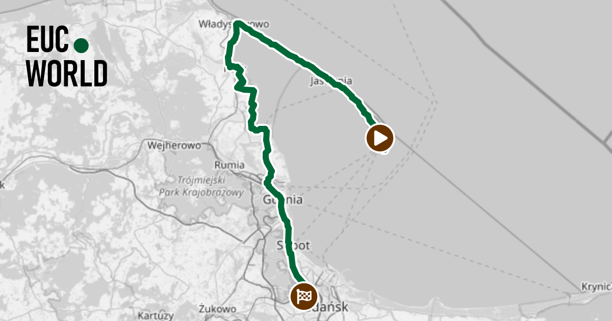 EUC World | LukaszB.'s tour: Hel → Gdańsk