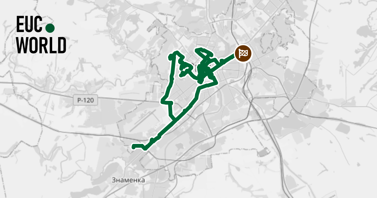 EUC World | Shade_SWD's tour: 48,9 km MixWheels Орёл